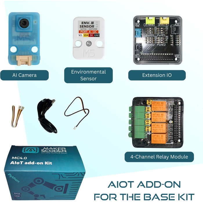 Maker And Coder Mc421682 Aiot Add On Kit From Thinkedu