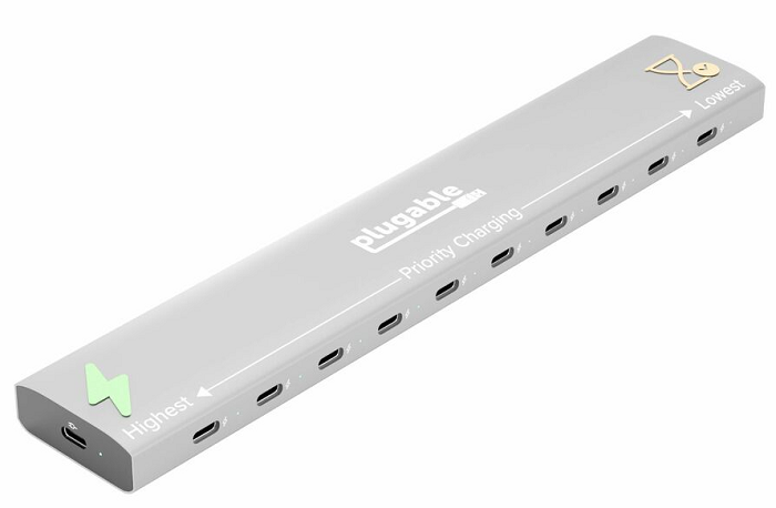 Plugable Technologies PS-10CC 10-Port USB-C Charging Station with 100W Priority Charging from ...