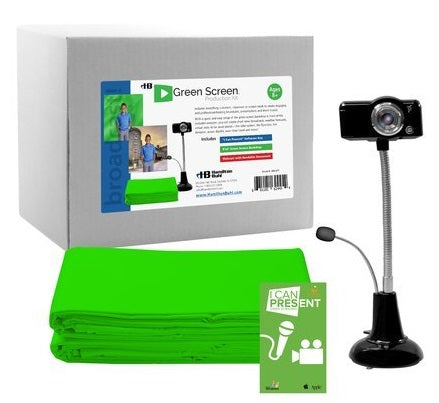 HamiltonBuhl GRN-KIT STEAM Education Green Screen Production Kit with ...