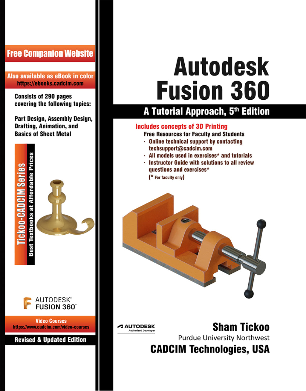 Autodesk Fusion 360: A Tutorial Approach, 5th Edition