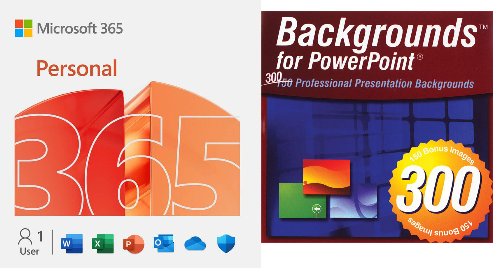 Microsoft 365 Personal with FREE 300 Backgrounds for PowerPoint ...
