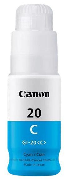 Canon 3394C001 GI-20C Cyan Ink Bottle from ThinkEDU