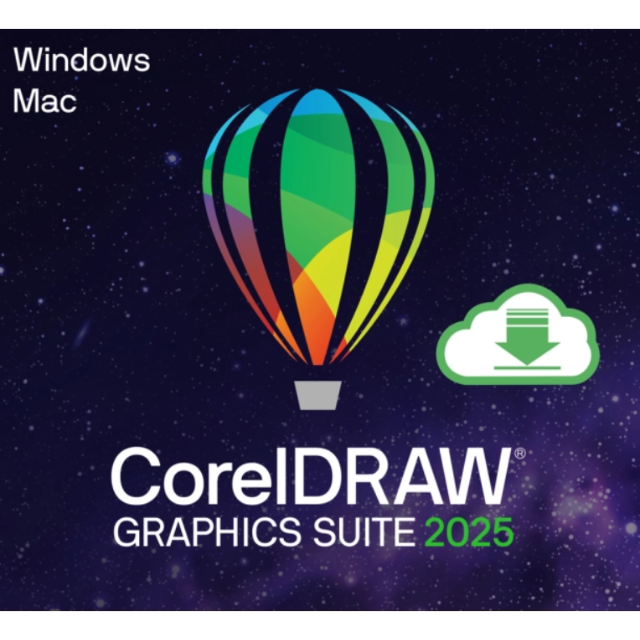Corel 735163167030 CorelDRAW Graphics Suite 2025 Academic (Download)
