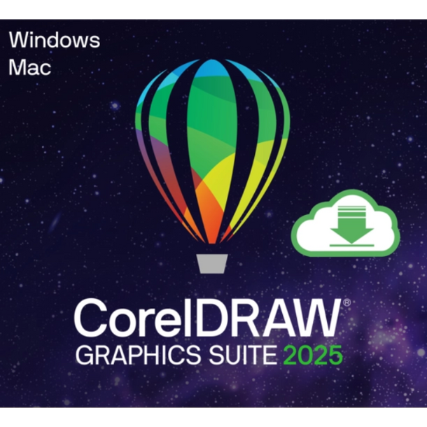 Corel 735163167030 CorelDRAW Graphics Suite 2025 Academic (Download)