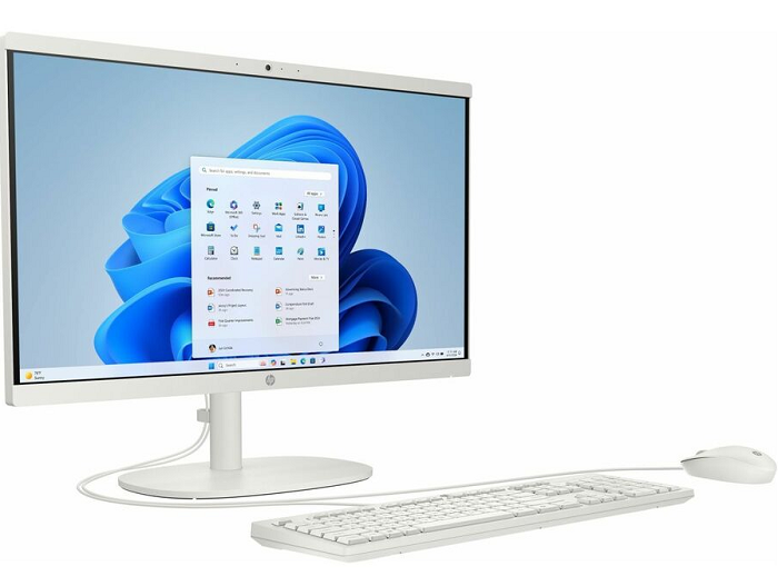 HP 22" FHD Intel N200 8GB RAM 512GB SSD All-In-One Desktop PC in 2 ...