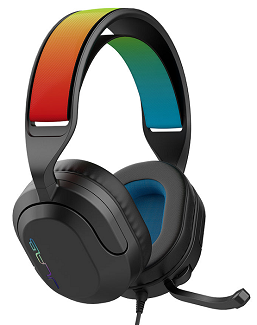 JLab GHNHTFALLRBLK4 Nightfall Wired Gaming Headset from ThinkEDU