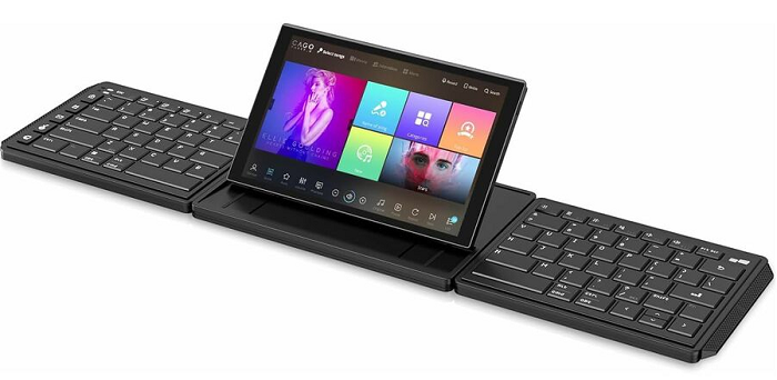 Mobile Pixels 109-1003P0 Tetra Keyboard with Integrated 8" Touchscreen ...
