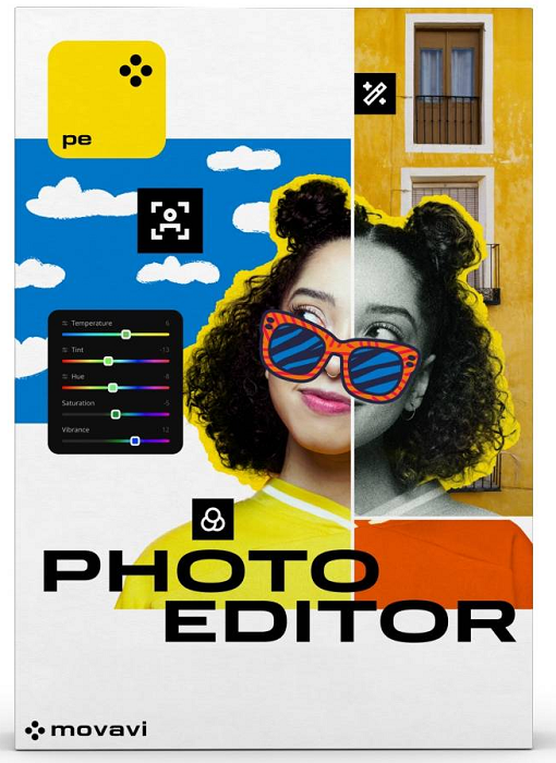 Movavi MPE24PE1Y-ESD Photo Editor Personal with AI for Windows 1-Year ...