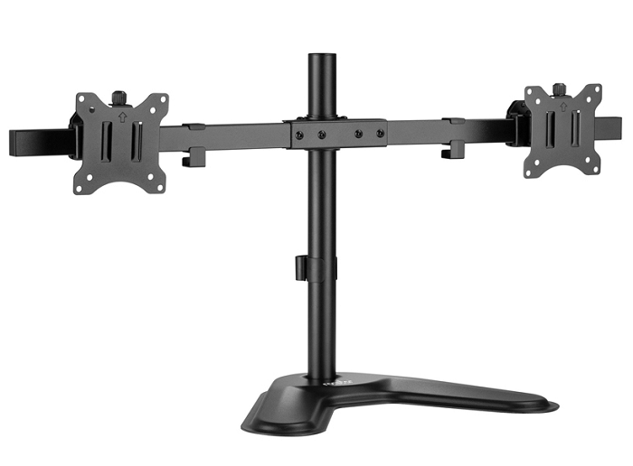 Rocstor Y10N003-B1 ErgoReach EP2 Premium Pole Mount Dual-Screen Monitor ...