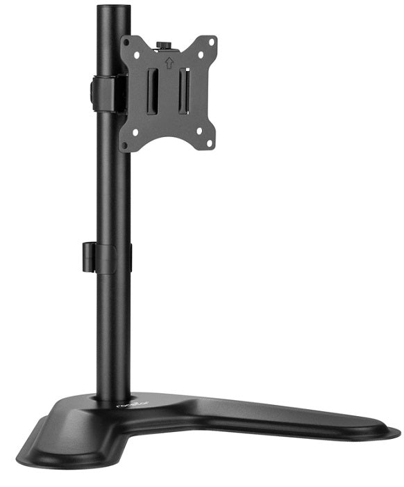 Rocstor Y10N002-B1 ErgoReach Pole Mount Single Monitor Stand for Up to ...