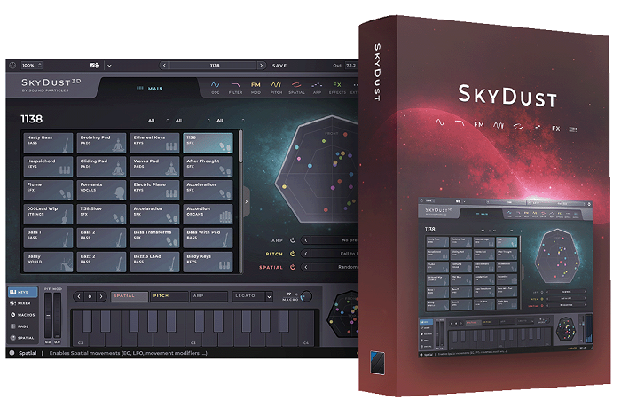 Sound Particles Skydust Academic (Download) from ThinkEDU