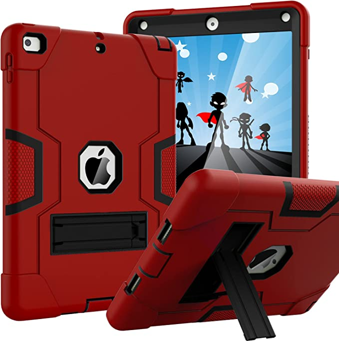 Hybrid Shockproof Rugged Protective Cover for iPad 5th/6th Gen & iPad ...