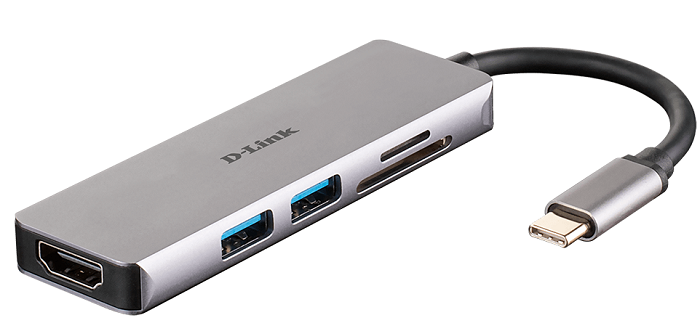 D-Link DUB-M530-US 5-in-1 USB-C Hub with 4K HDMI & Card Reader from ...