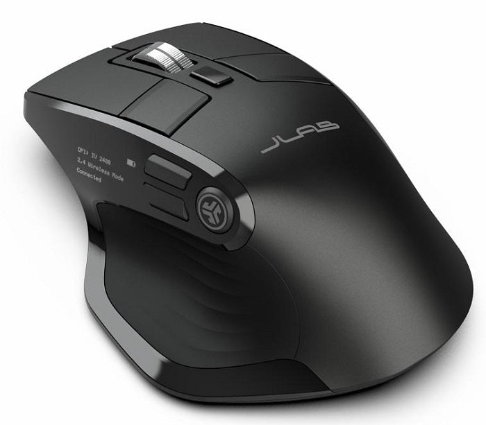 JLab MEPICMOUSERBLK124 Epic Wireless Mouse with Rechargeable Battery ...