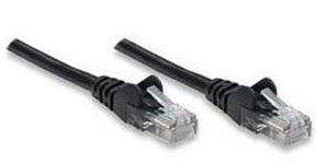 Intellinet 14-Foot RJ-45 Cat5e Network Patch Cable in Black from ThinkEDU