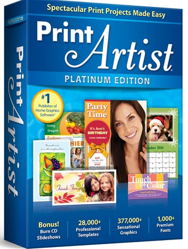 Avanquest 41990-E Print Artist 25 Platinum for Windows (Download) from ...
