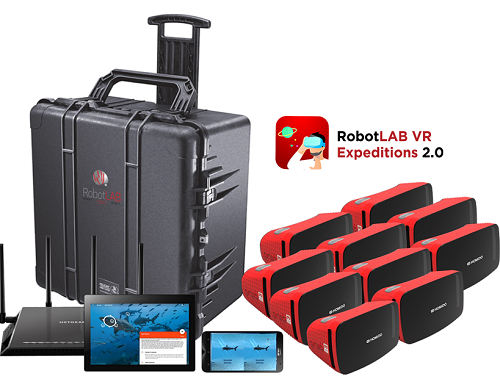 RobotLAB VIRCLASS30PK Expedition VR Standard Kit (30-Pack) from ThinkEDU