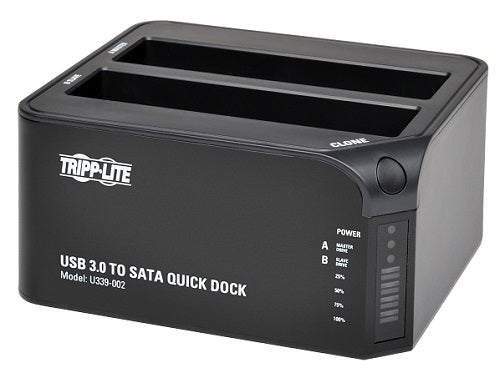 Tripp Lite U339-002 USB 3.0 SuperSpeed to Dual SATA External Hard Drive ...